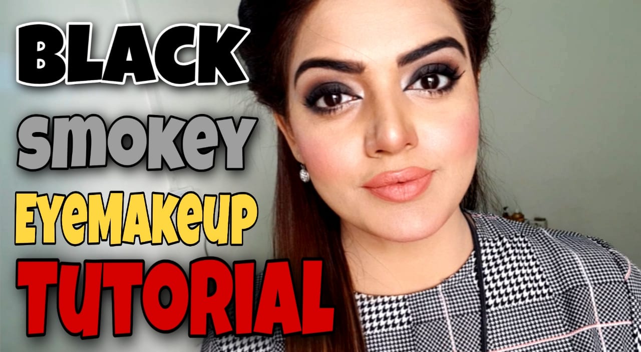 [Watch Video] BLACK SMOKEY EYE MAKEUP TUTORIAL by Ramsha Kanwal ...