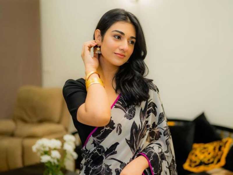 Pakistani Actress Sarah Khan's Gorgeous Saree Look Goes Viral on Social ...