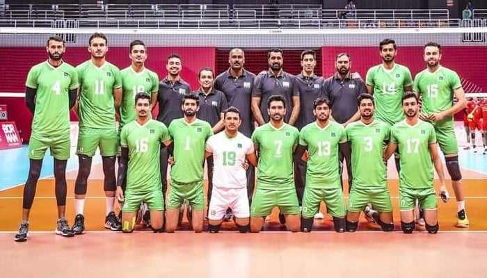 Pakistan Volleyball Team Secures Top Spot in Group D with Second ...